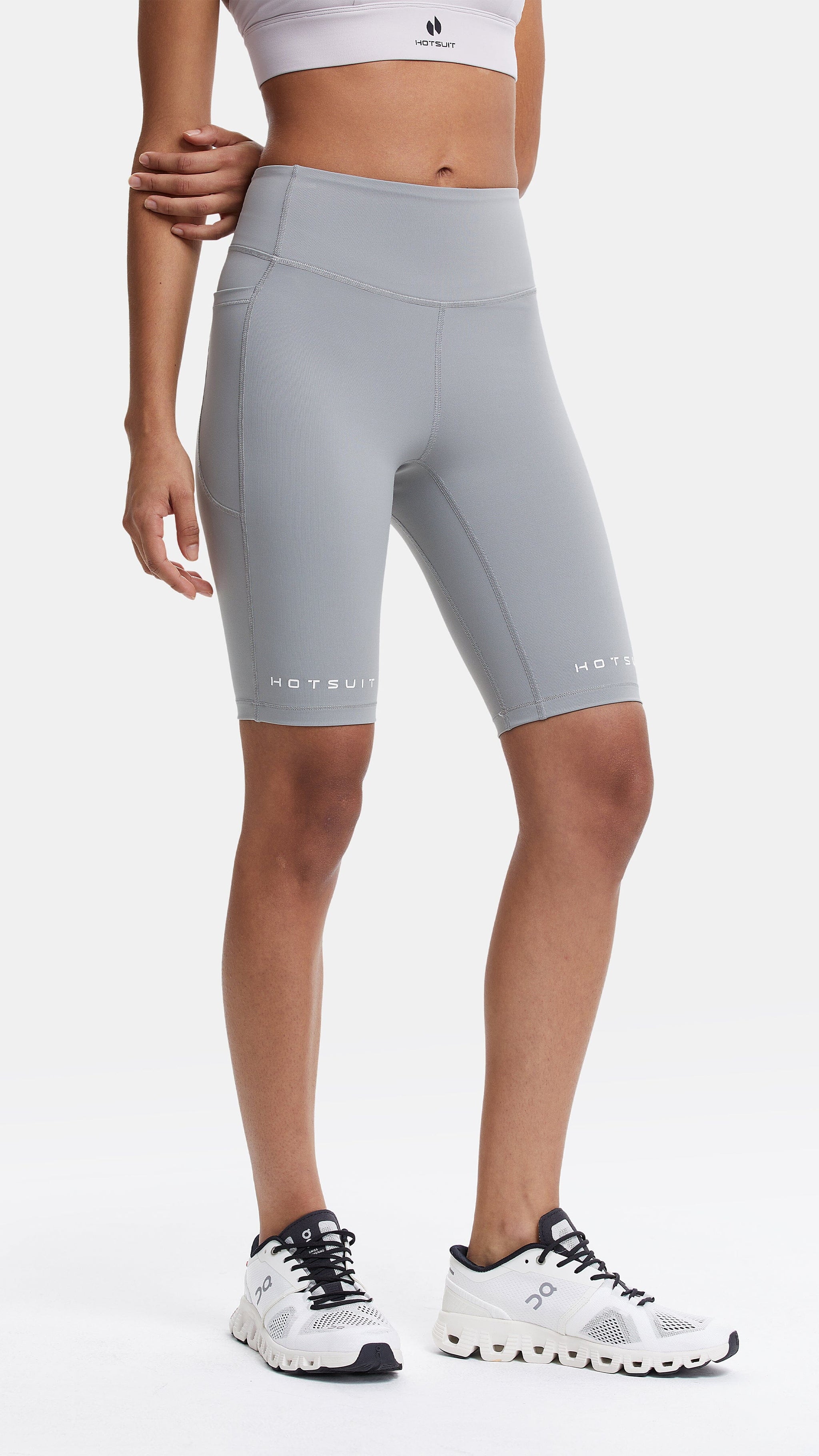 Shop Women Motion Short Leggings with High Rise Fit - HOTSUIT