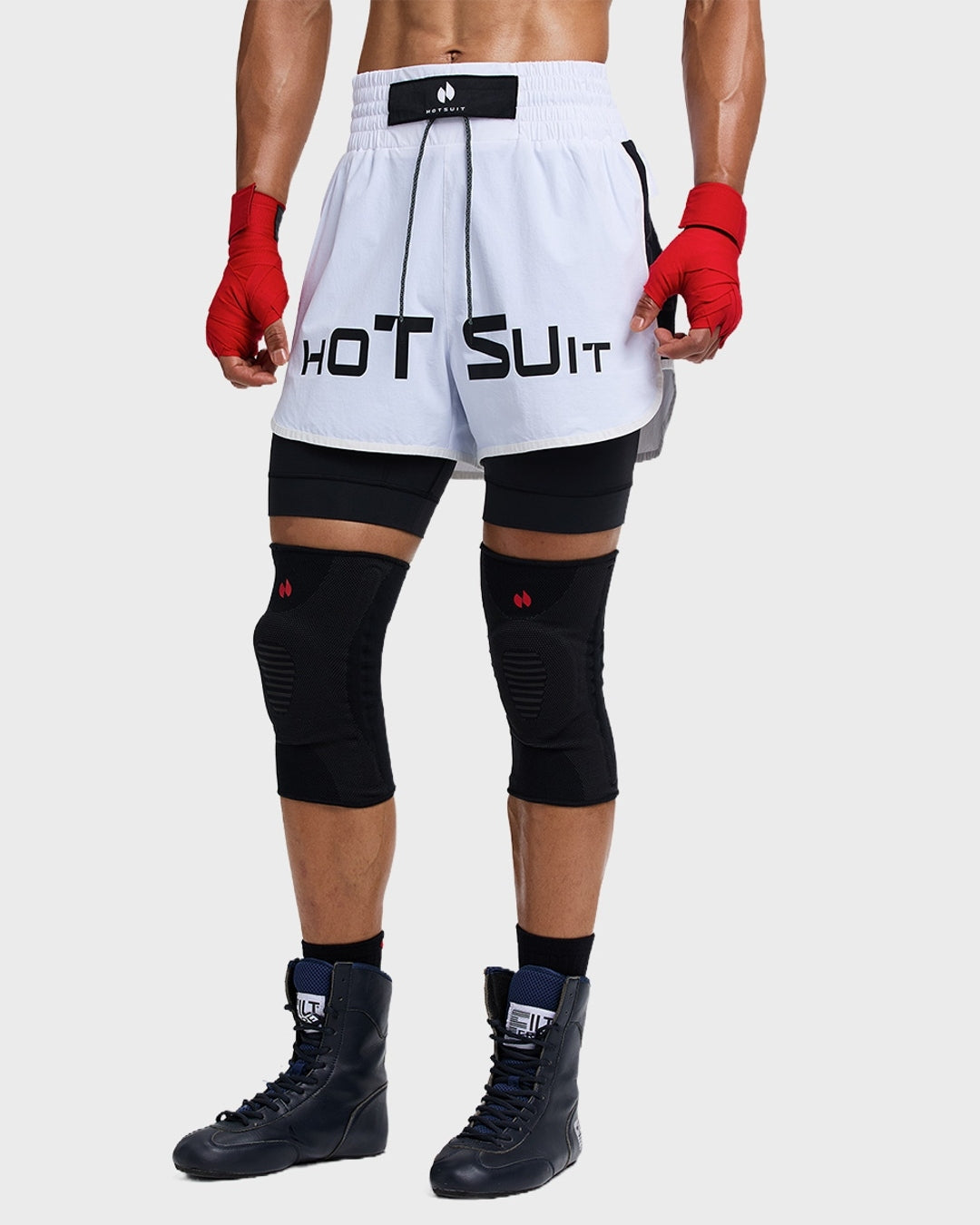 Men's Boxing Fighting Shorts – Stretch Fit & High Waist | HOTSUIT