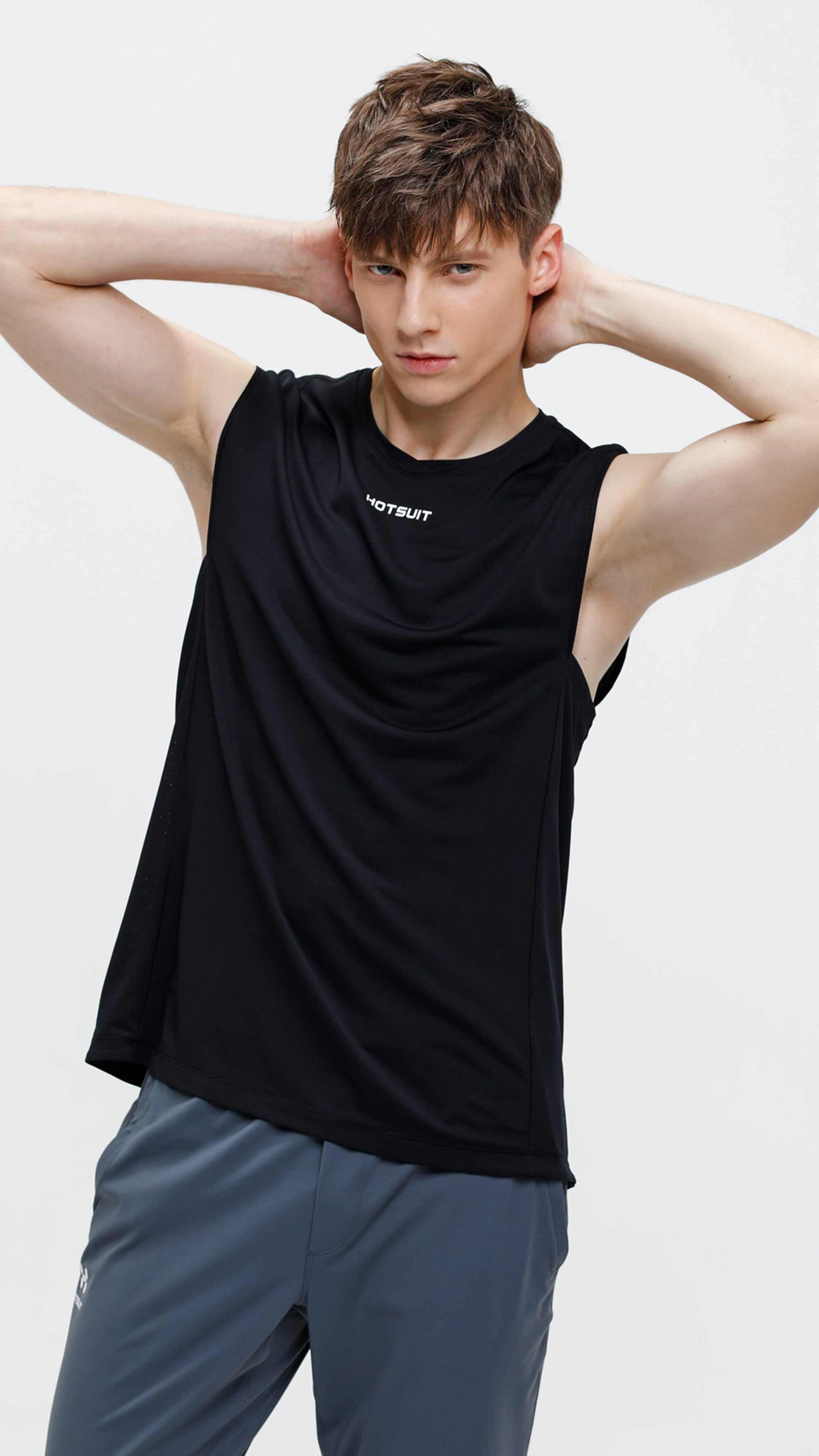 Shop Men’s Drop Arm Training Tank for Sweat Workouts - HOTSUIT